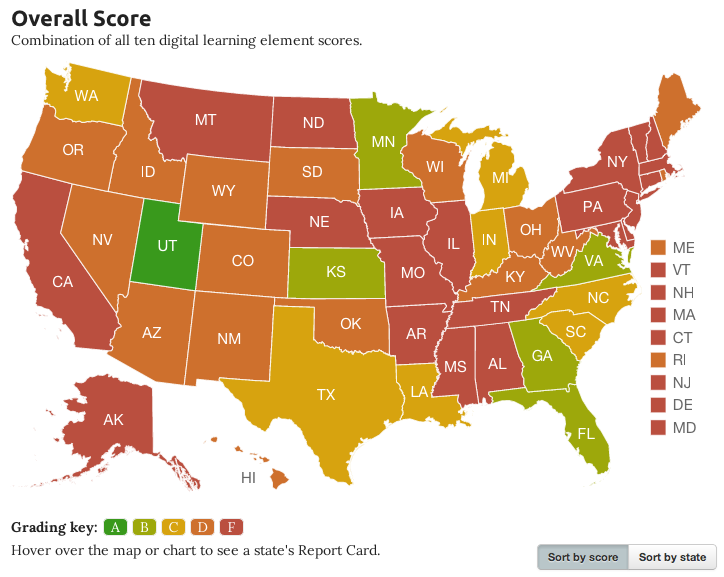 Trends | Digital Learning Now Interactive Map – EdTech Digest